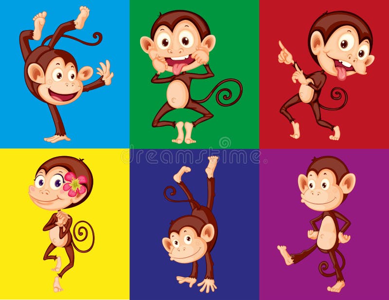 Monkey Flipping Stock Illustrations – 37 Monkey Flipping Stock ...