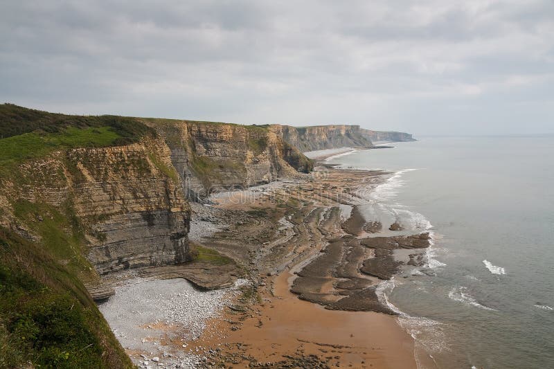 Monknash Beach in Wales, UK Stock Image - Image of europe, nature ...