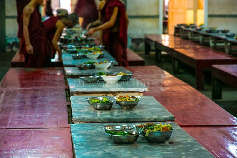 Monks Refectory Myanmar Stock Photos - Free & Royalty-Free Stock Photos ...