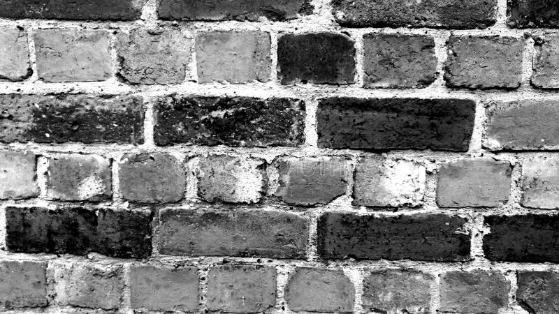 Mono brick wall stock image. Image of wall, brick, mono - 184914089