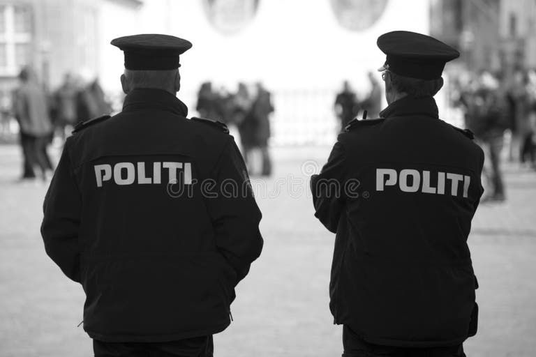 Danska poliser Mono redaktionell arkivfoto. Bild av säkert - 71900403