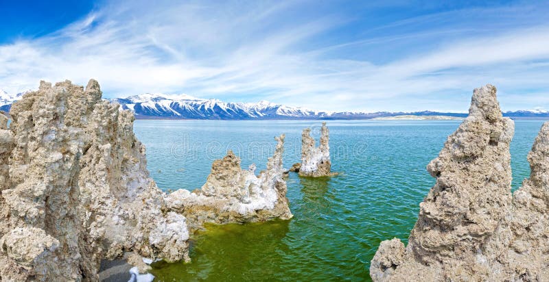 Mono Lake Monuments stock image. Image of formation, blue - 23083995