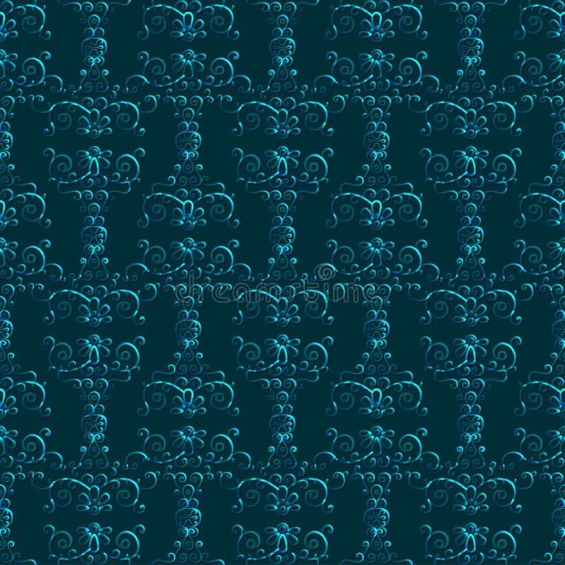 Mono Line Pattern for Your Design Stock Vector - Illustration of ...