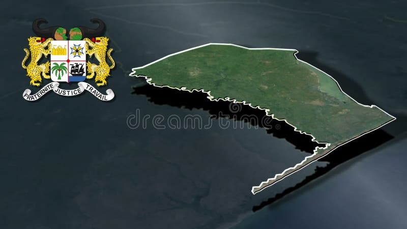 Mono - Physical Map of the Globe Animation Map Stock Video - Video of ...