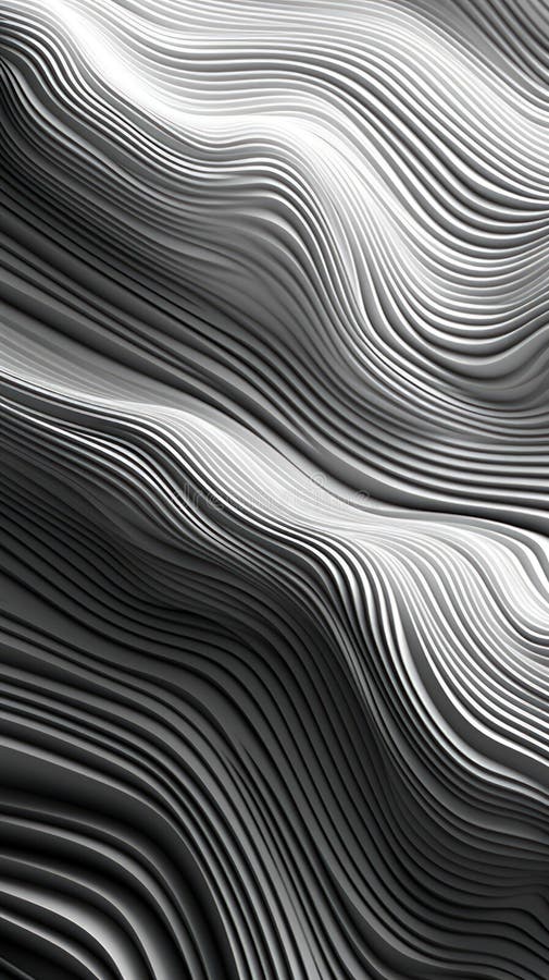 Monochromatic Abstract Artwork Experiment with Varying Shades of a ...