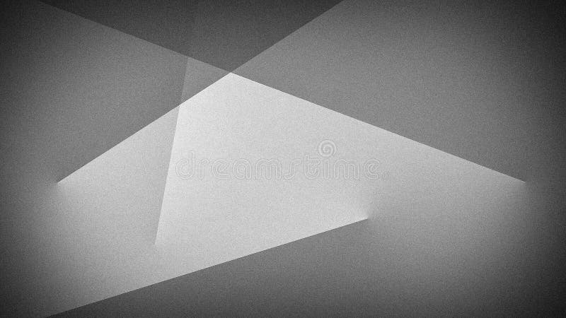 Monochromatic Abstract Geometric Background in 4K with Grainy Textures ...
