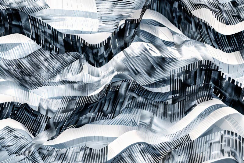 Monochromatic Abstract Urban Rhythm Stock Image - Image of textures, contrast: 325626739