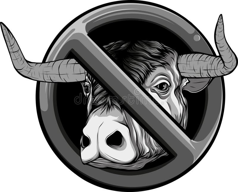 Bull No Sign Stock Illustrations – 84 Bull No Sign Stock Illustrations ...