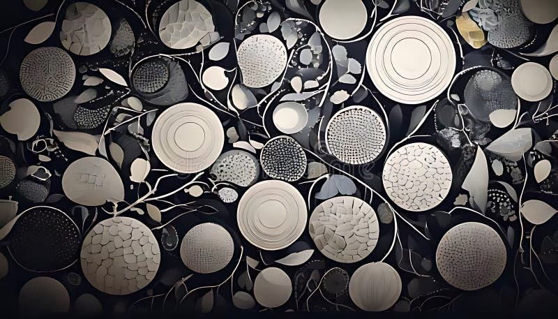 Monochromatic Circular Forms and Botanical Shapes Create an Organic ...