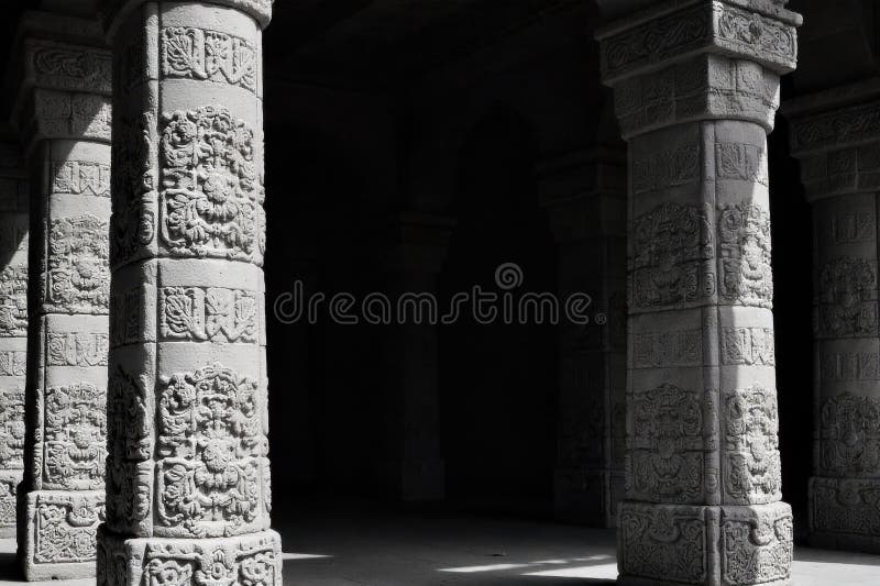Architecture Ancient Stone Pillars Stock Illustrations – 7,216 ...