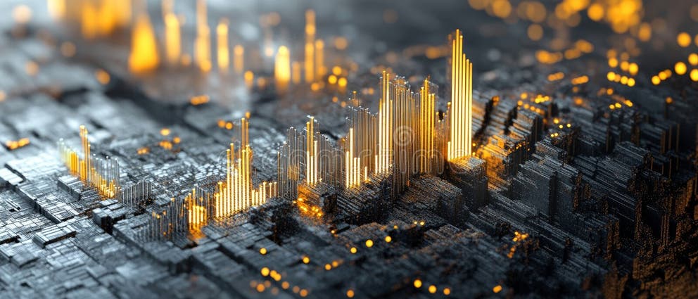 Monochromatic Data Visualization Performance Boost Success Histograms ...
