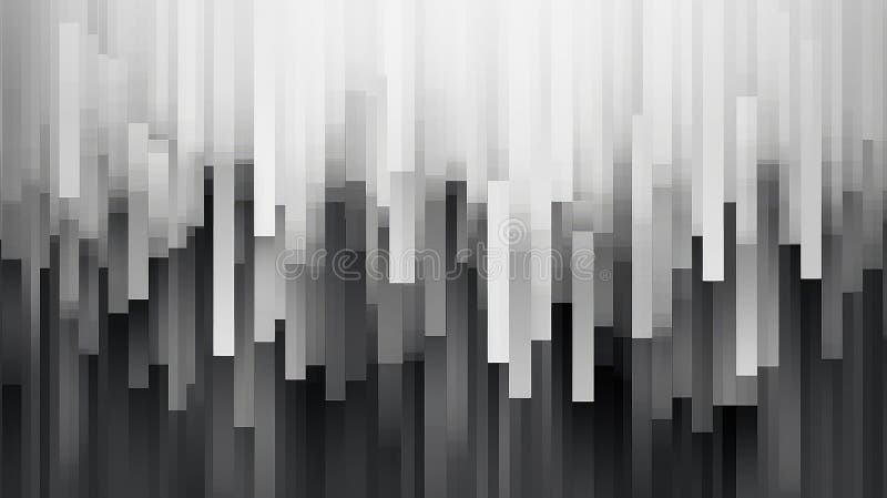Monochromatic Geometric Data Background Stock Illustration ...