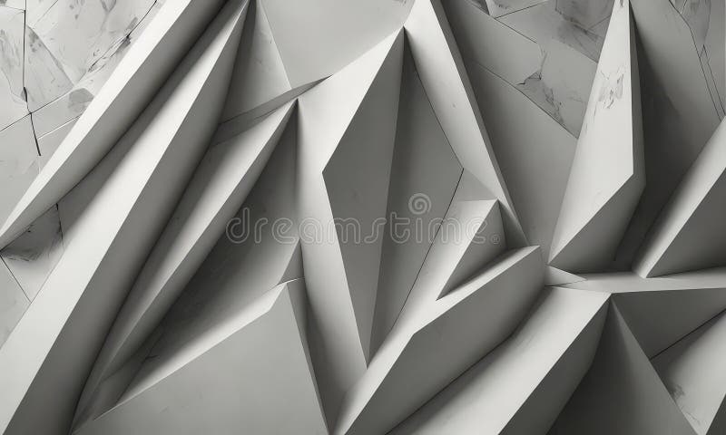 Monochromatic Geometric Pattern Composed Intersecting Lines and Angles, Creating Sense Depth and ...