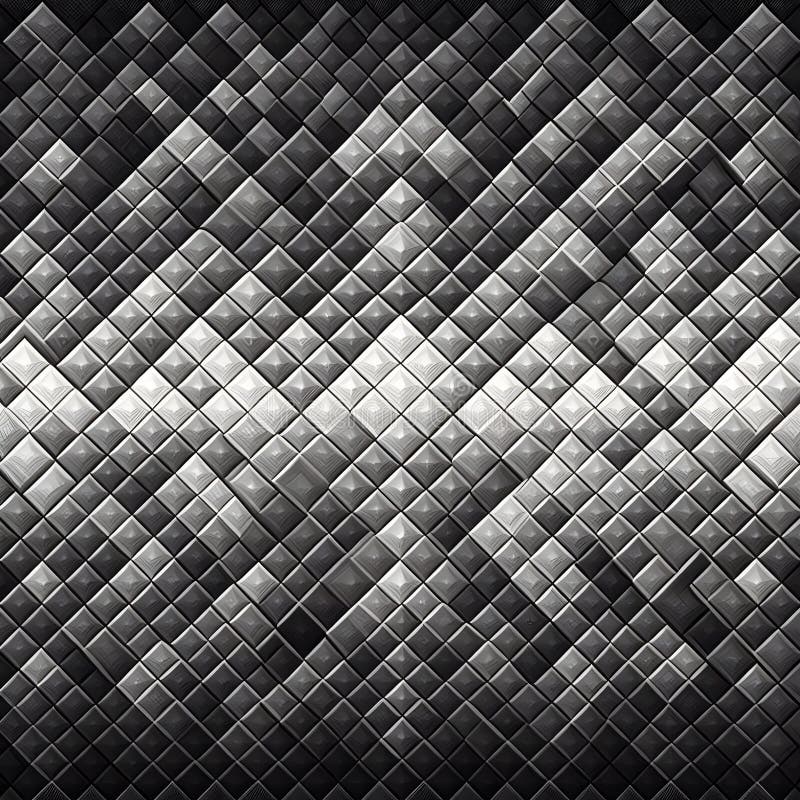 Monochromatic Geometric Pattern Stock Illustration - Illustration of ...