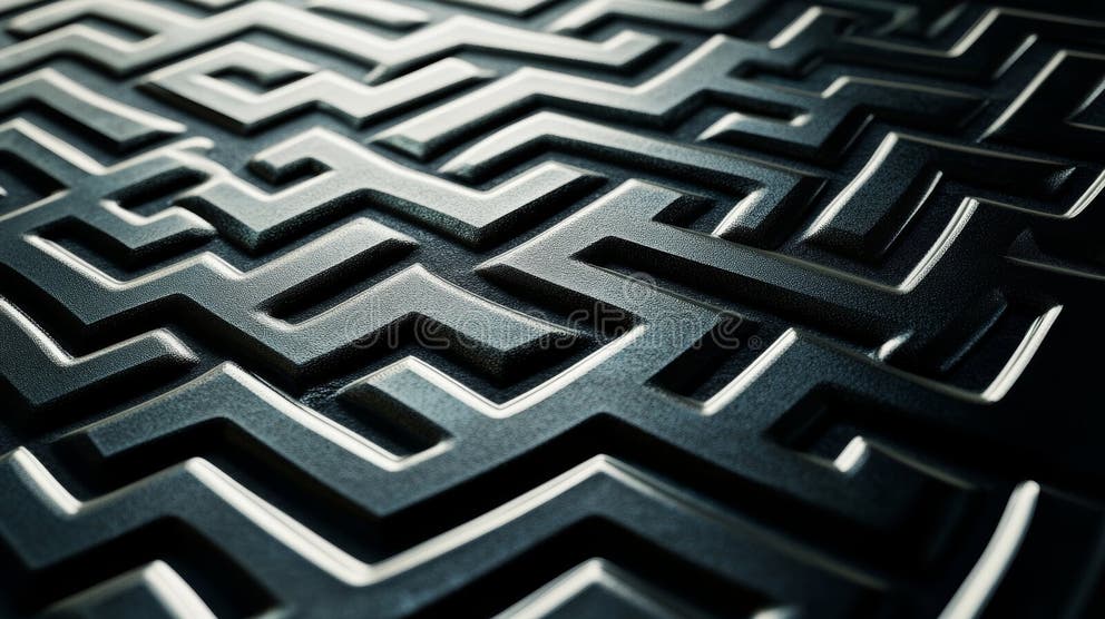 Monochromatic Geometric Patterns Come Together To Create a Modern Urban ...