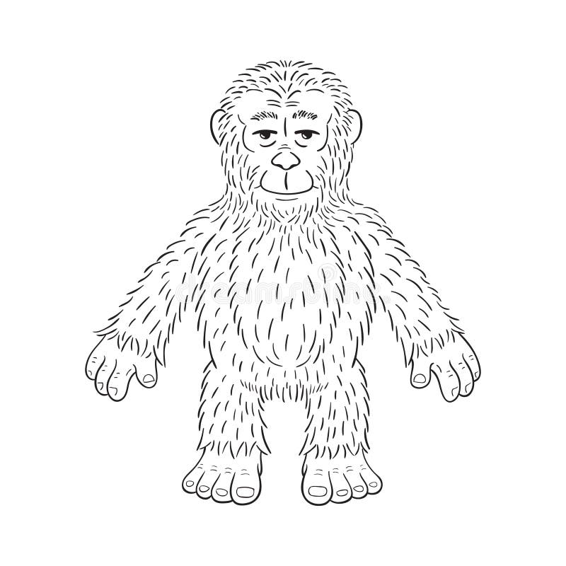 Yeti Outline Stock Illustrations – 208 Yeti Outline Stock Illustrations ...