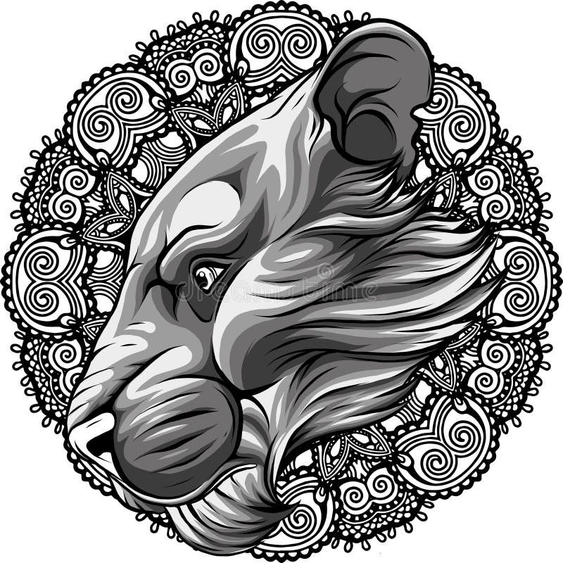 Monochromatic Puma Stock Illustrations – 40 Monochromatic Puma Stock ...