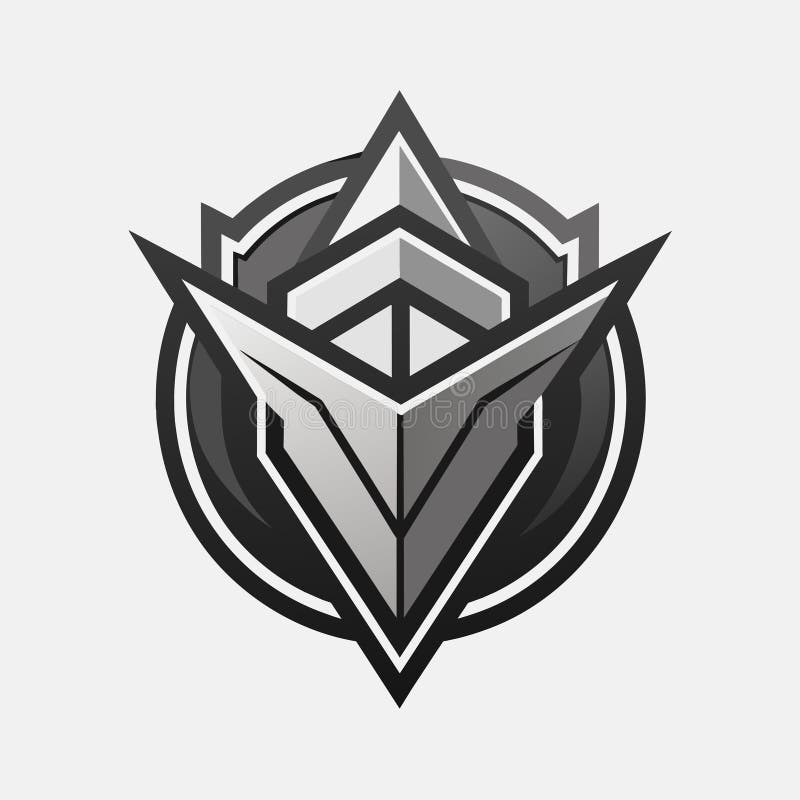 Monochromatic Logo Design for a Gaming Company Featuring Sleek Lines ...