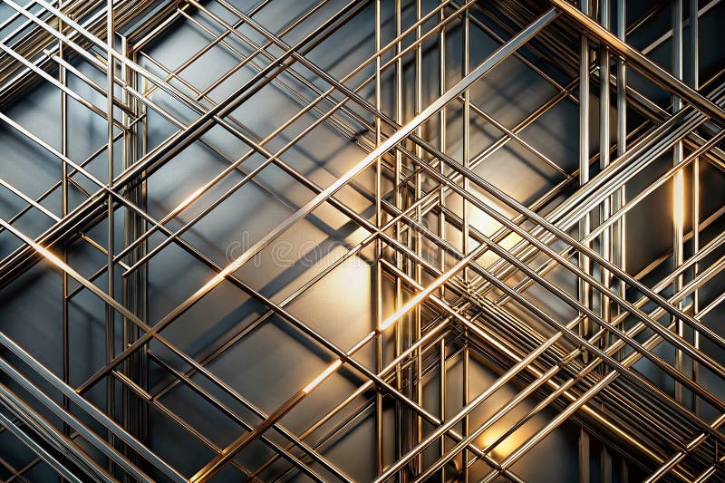 Monochromatic Metallic Interlocking Grid Pattern: a Sophisticated ...