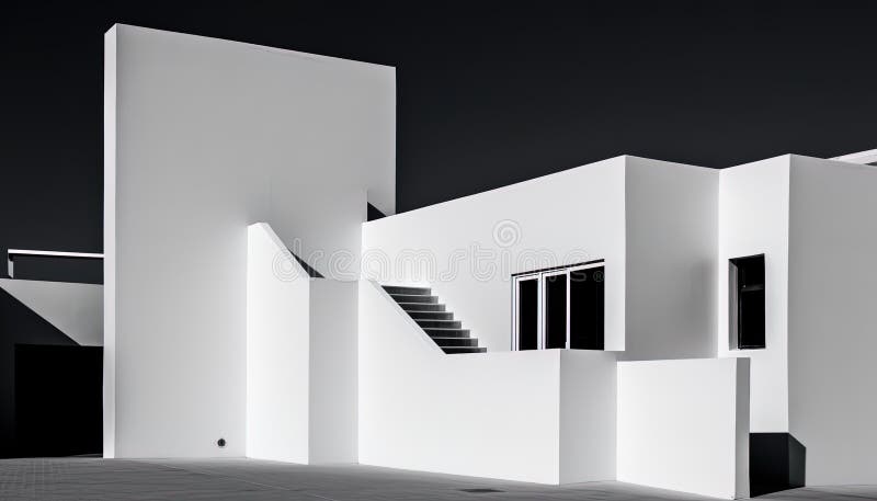 A Minimalist Design with Strong Graphic Elements in Black and White ...