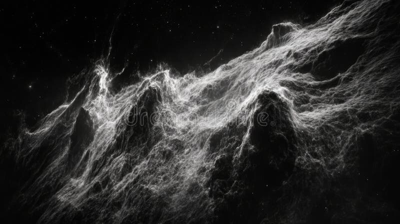 Monochromatic Nebula, Interstellar Dust and Gas Clouds Forming Cosmic ...