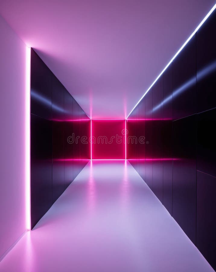 Monochromatic Neon Background with Varying Shades of a Single Neon ...