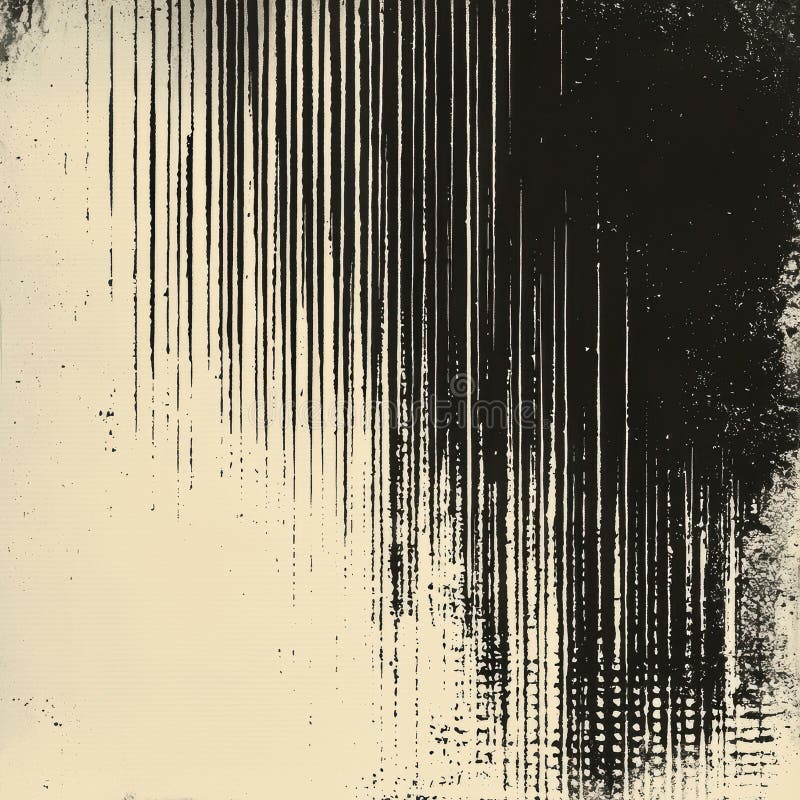 Monochromatic Op Art-inspired Artwork Featuring a Rhythmic Pattern of ...