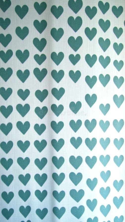 Monochromatic Pattern of Small Hearts Creating a Subtle Gradient Effect ...