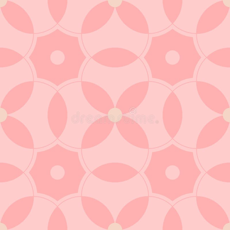 Pink Art Deco Pattern Collection. Stock Vector - Illustration of ...