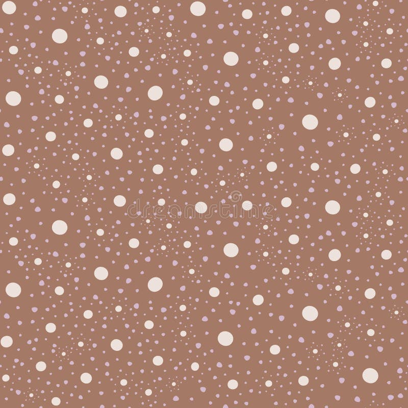 Monochromatic Polka Dots Seamless Pattern Background Stock Vector ...