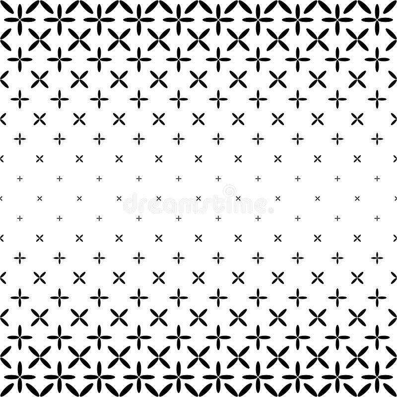 Monochromatic Star Pattern - Geometrical Abstract Vector Background ...