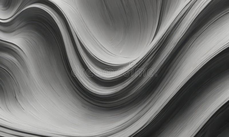 Monochromatic Wave-like Pattern, with Gradient Black and White Tones ...