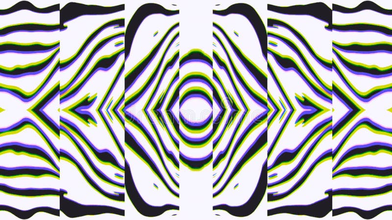 Monochromatic Wavy Lines and Distorted Shapes Creating a Textured ...