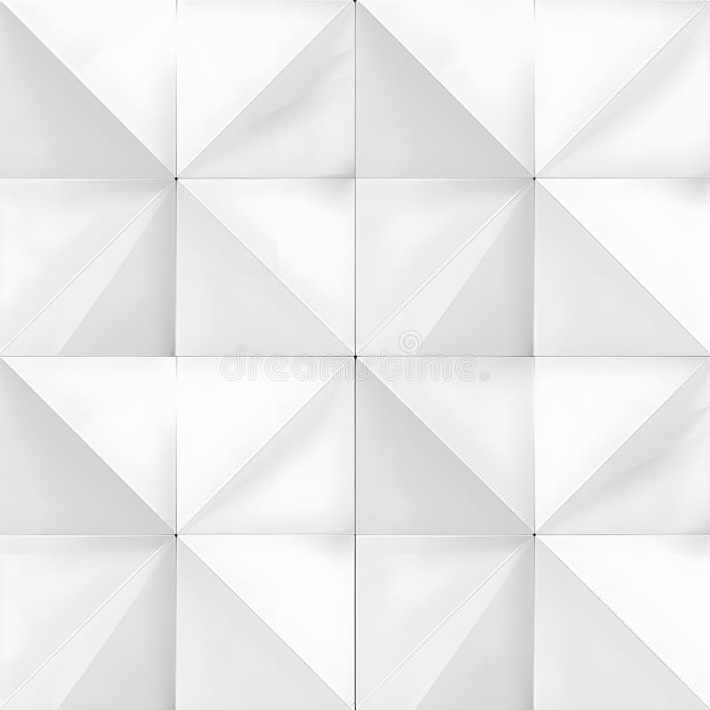 Monochromatic White Tile Pattern for Modern Aesthetics Stock ...