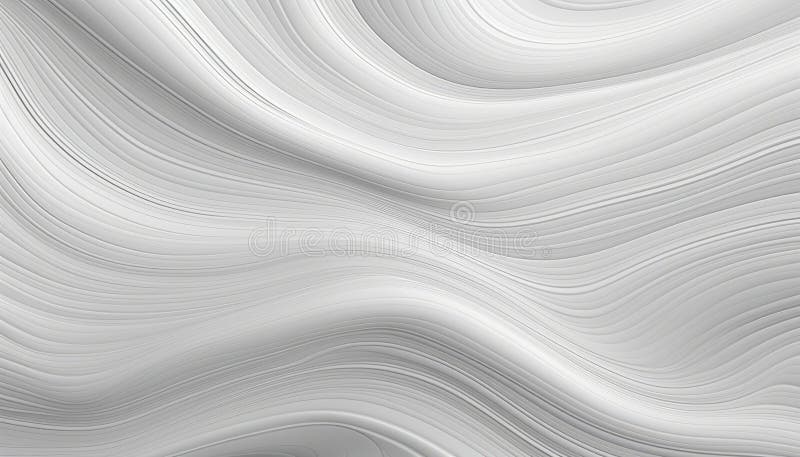 Monochromatic White Wave Texture Pattern Background for Modern Design ...