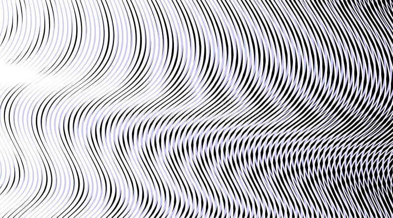 Monochrome Abstract Gradient Background with Moire Effect. Stock Vector ...