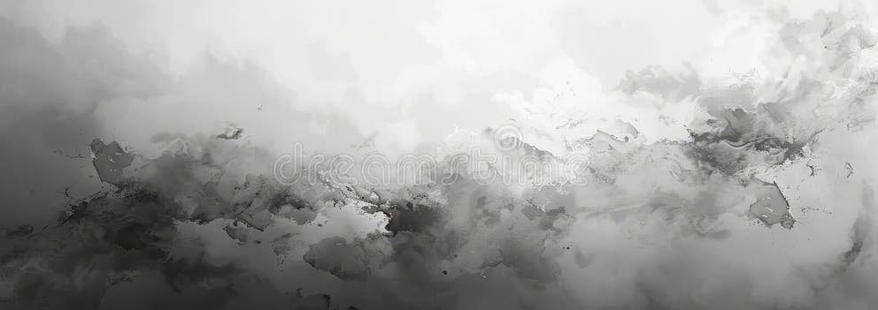 Monochrome Abstract Inkscape Illustration Texture Background, Grey Wash ...