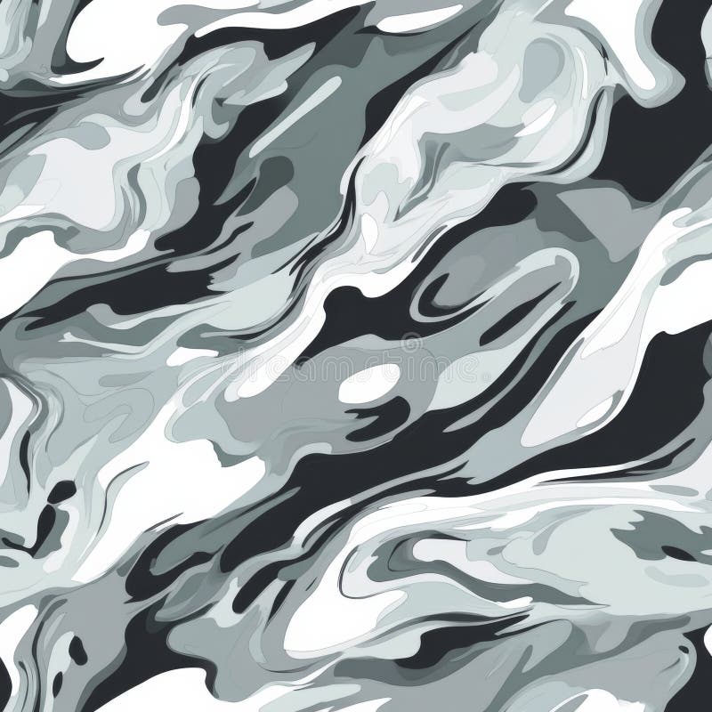 Dynamic Gray Wave Abstract Background Seamless Fluid Texture Design ...
