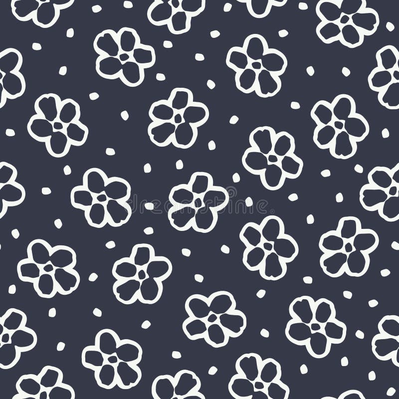 Daisies Background Navy Blue Stock Illustrations – 80 Daisies ...