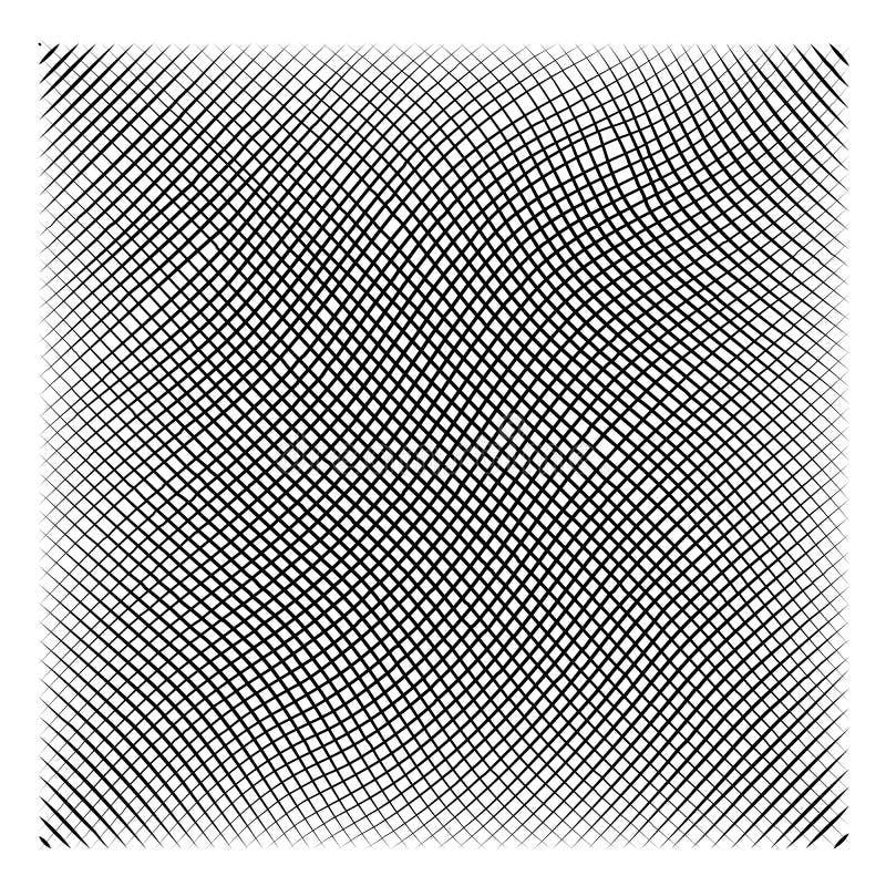 Monochrome Abstract Wavy Texture. Vector Abstract Background. Stock ...