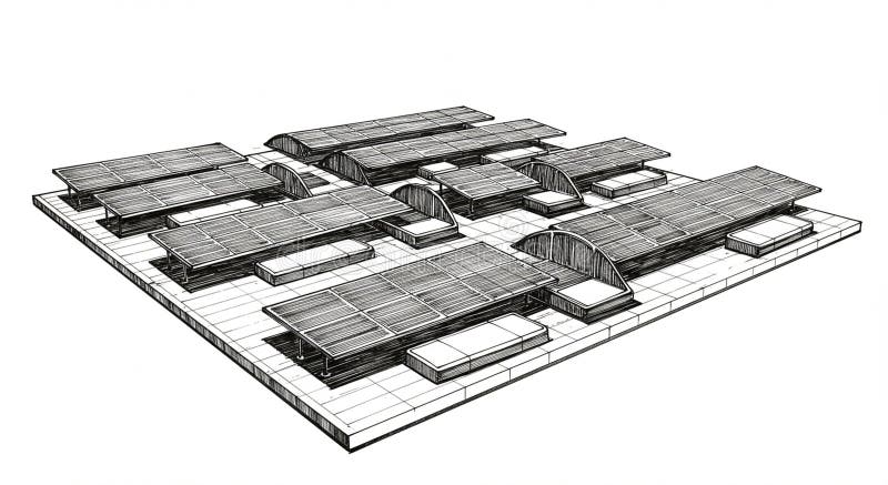 Modular Building Sketch Stock Illustrations – 579 Modular Building ...