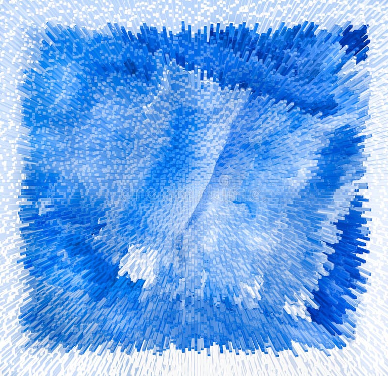 Monochrome Azure Gradient Splash. Abstract Texture with Diverging ...