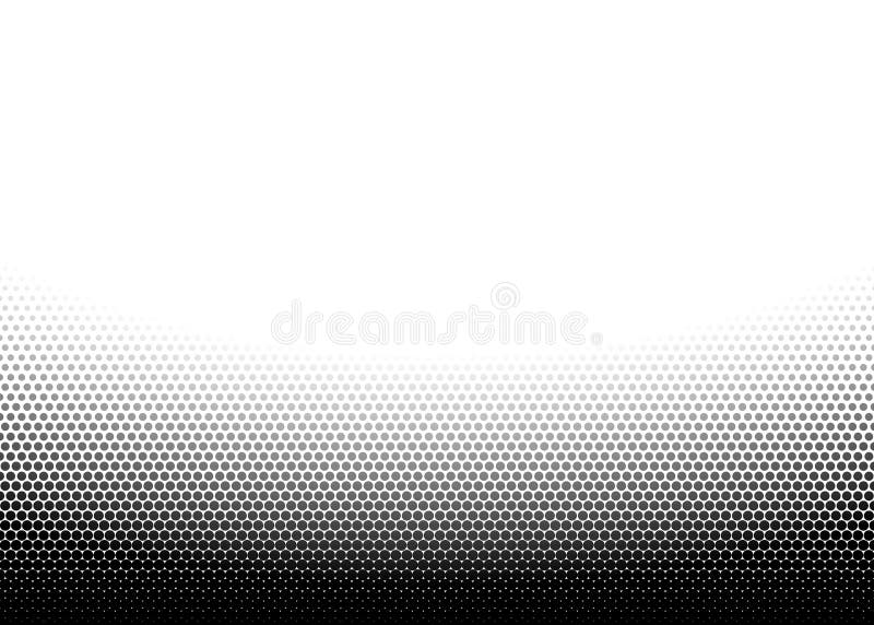 Monochrome Backdrop with Linear Gradient. Dot Pattern Halftone Effect ...