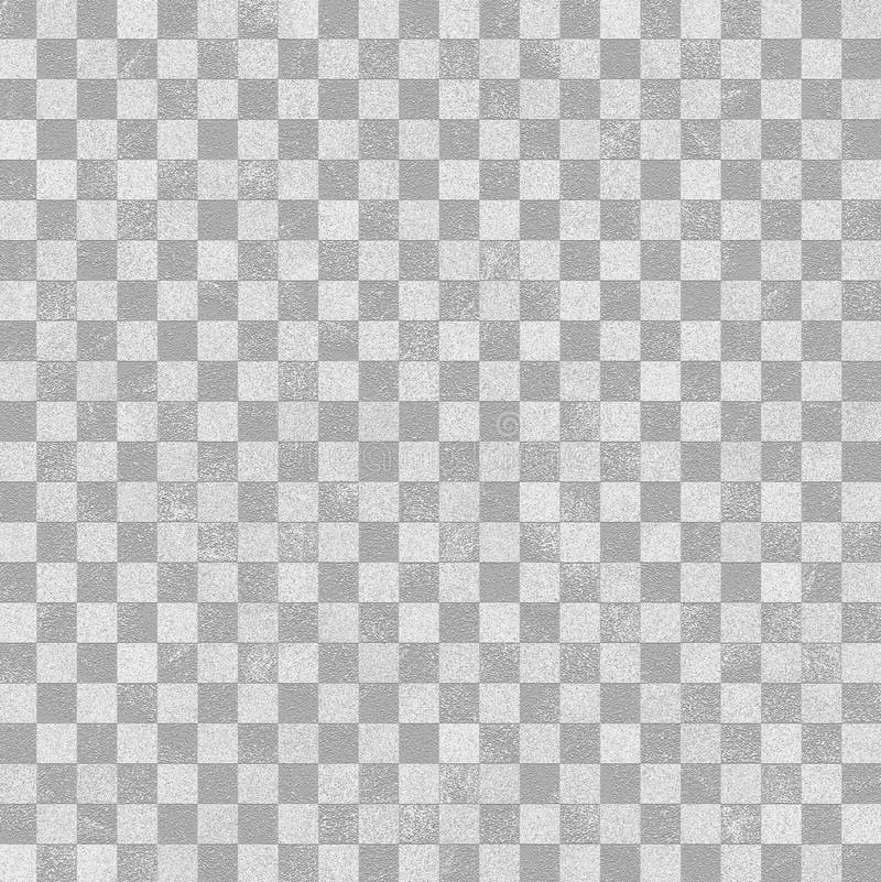 Monochrome Background with a Checkerboard Pattern with a Rough Grainy ...