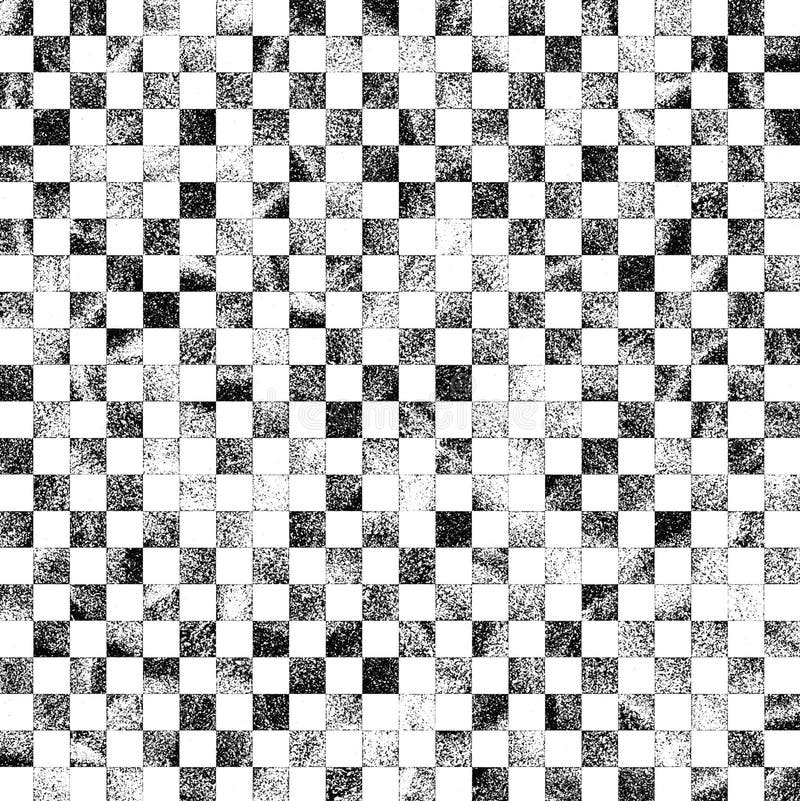 Monochrome Background with a Grunge Chess Pattern Stock Photo - Image ...