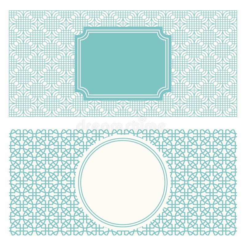 Monochrome Banner Templates, Patterned Abstract Geometric Background ...