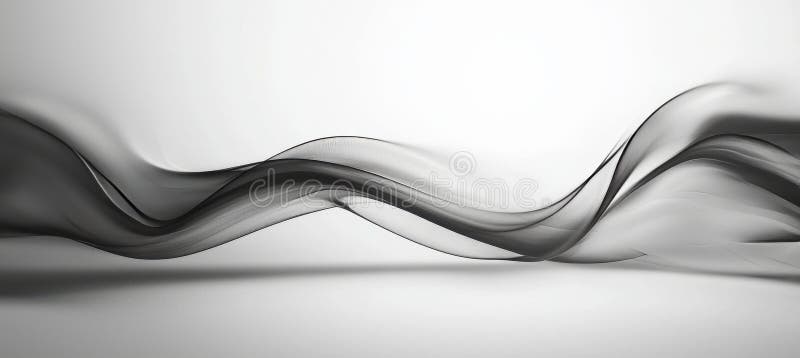 Monochrome Banner Website Header Landing Page Design with Abstract Grey ...