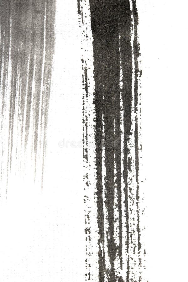 Monochrome Black Ink Wash Gentle Gradient Background with Splash Drip ...