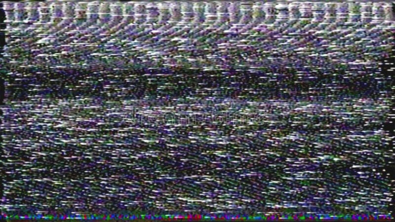 Monochrome, Black and White Offset Flickering Noise. Screen Damage TV ...