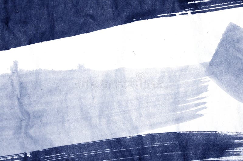 Monochrome Blue Ink Wash Gentle Gradient Background with Splash Drip ...